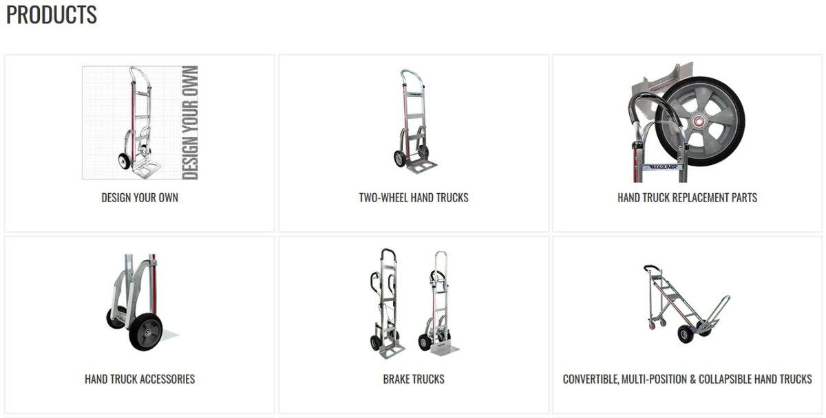 Magliner Handtruck Replacement Parts