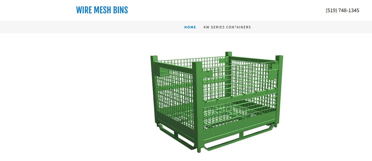 WIRE MESH BINS