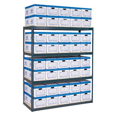 FILE STORAGE SHELVING IN-STOCK. ARCHIVE, FILE & RECORD STORAGE UNITS